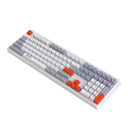 HXSJ V300 Mechanical Gaming Keyboard 108 Keys RGB Streamer Adjustable ...