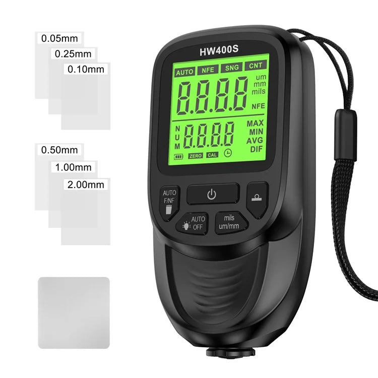 HW400S High Precision Car Paint Tester Automobile Thickness Gauge ...
