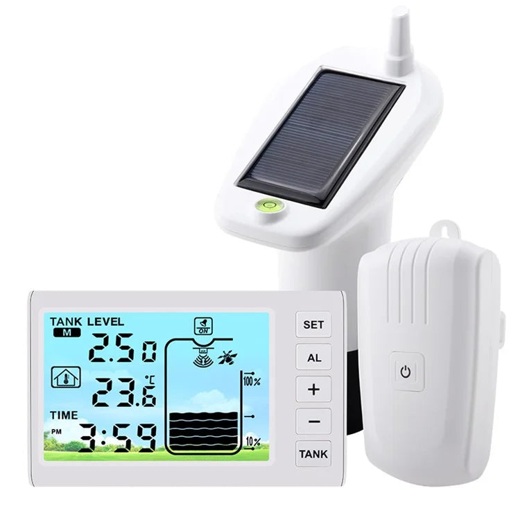 TS-FT001 Ultrasonic Liquid Level Meter Water Tank Level Temperature ...